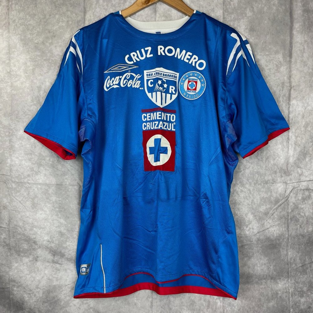 Umbro Cruz Azul Cruz Romero Jersey Blue Authentic Fut… - Gem